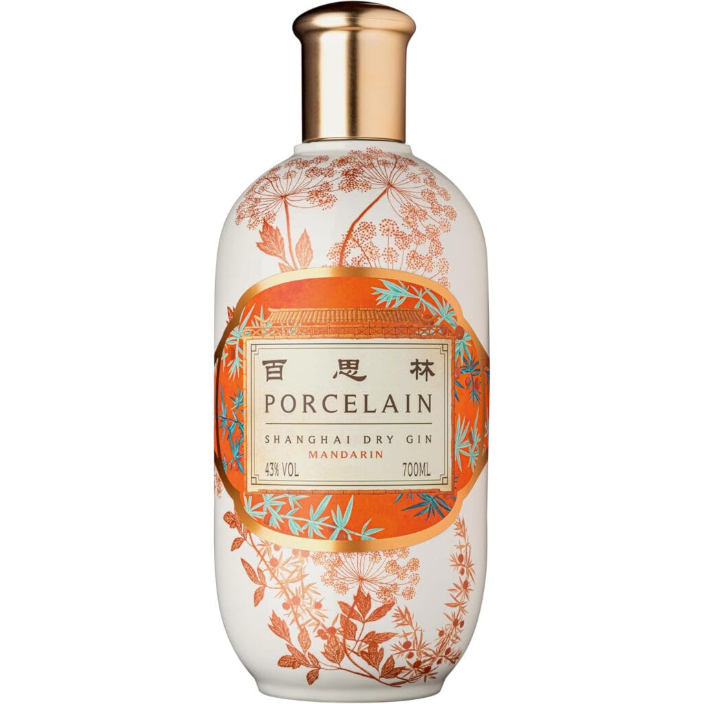 Gin Porcelain Shanghai Dry Mandarin 700ml | Whiskypedia