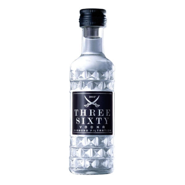 Vodka Three Sixty 40ml | Whiskypedia