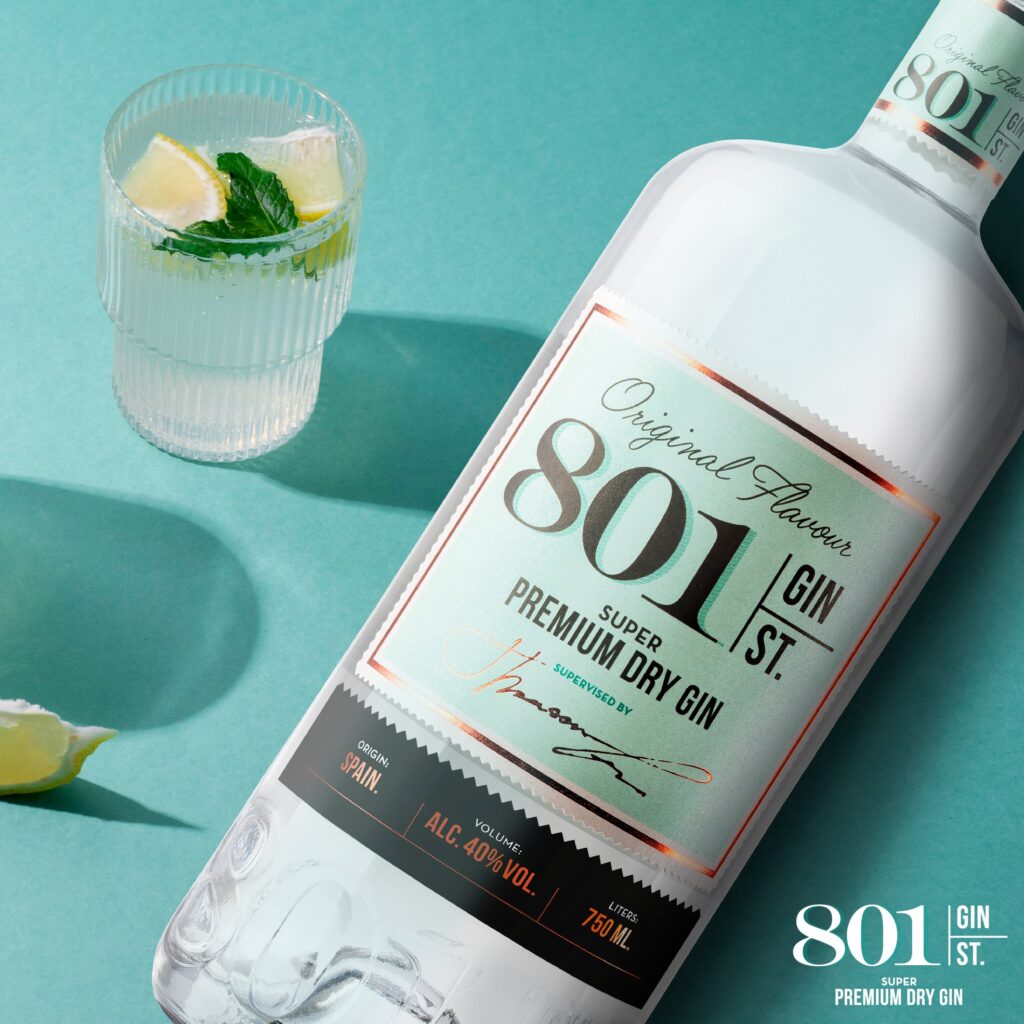 Gin 801 Premium Dry 750ml | Whiskypedia