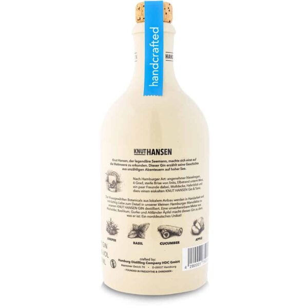 Dry Gin Knut Hansen 500ml | Whiskypedia