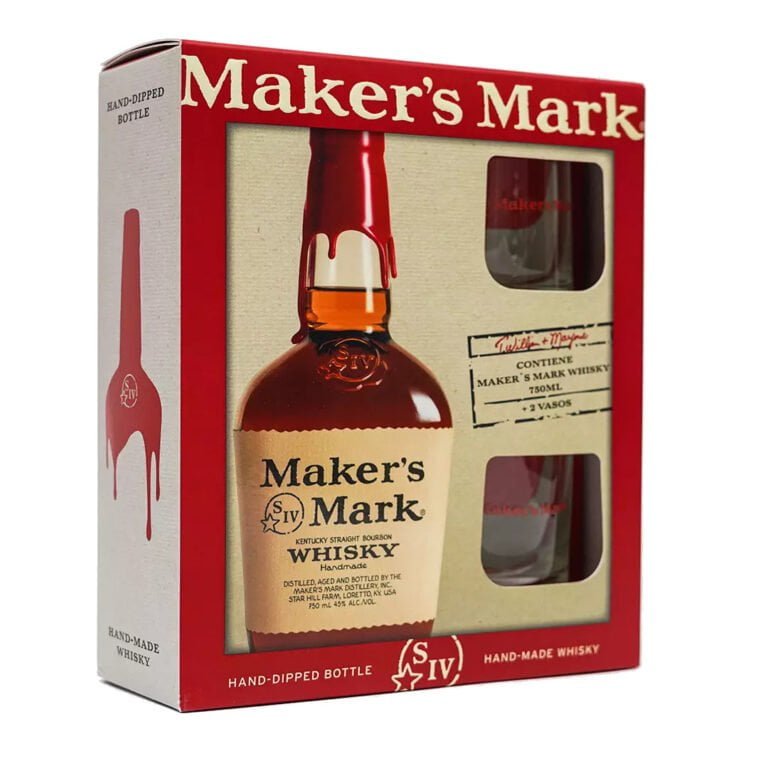 Makers Mark 750ml con 2 vasos | Whiskypedia
