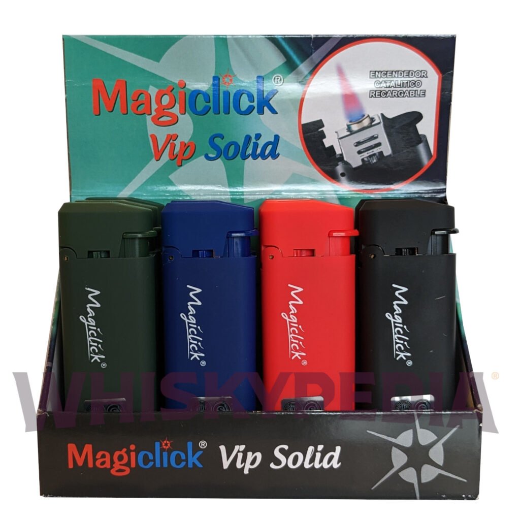 Encendedor catalítico Magiclick VIP Turbo goma (Regargable) | Whiskypedia