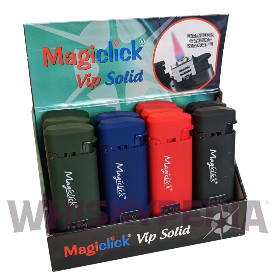 Encendedor catalítico Magiclick VIP Turbo goma (Regargable) | Whiskypedia
