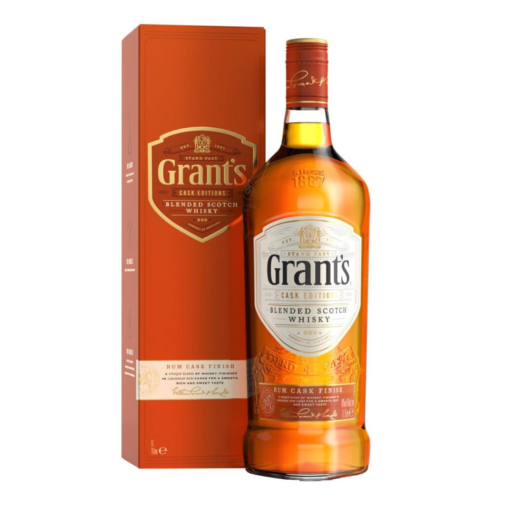 Grant’s Triple Wood Blended Scotch Rum cask 1000ml | Whiskypedia