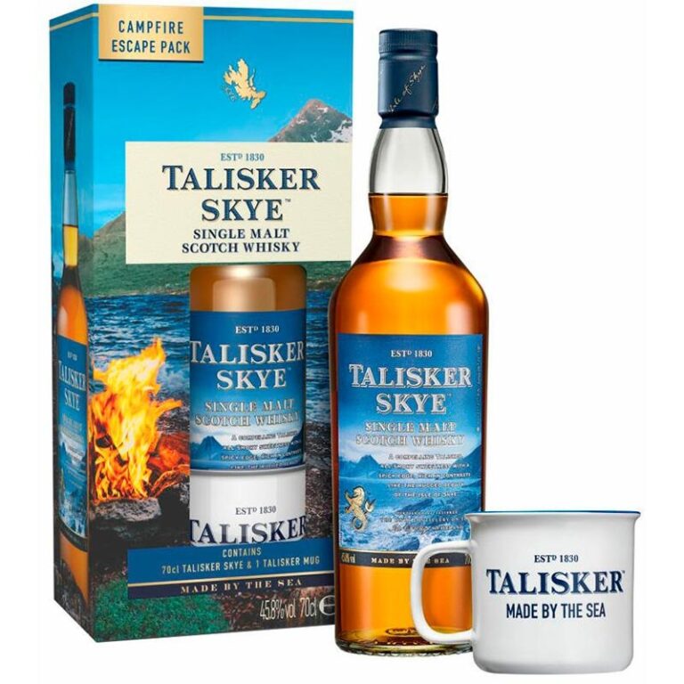 Whisky Talisker Single Malt 700ml Skye Gift Box + taza | Whiskypedia