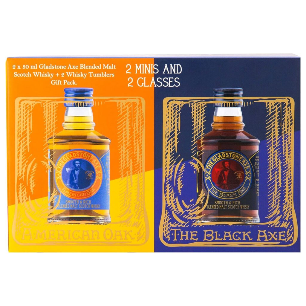 The Gladstone Axe pack con 2 vasos | Whiskypedia