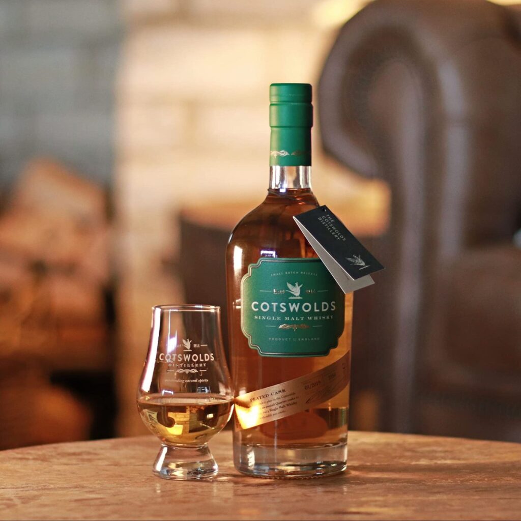 Cotswolds peated cask single malt whisky 700ml | Whiskypedia