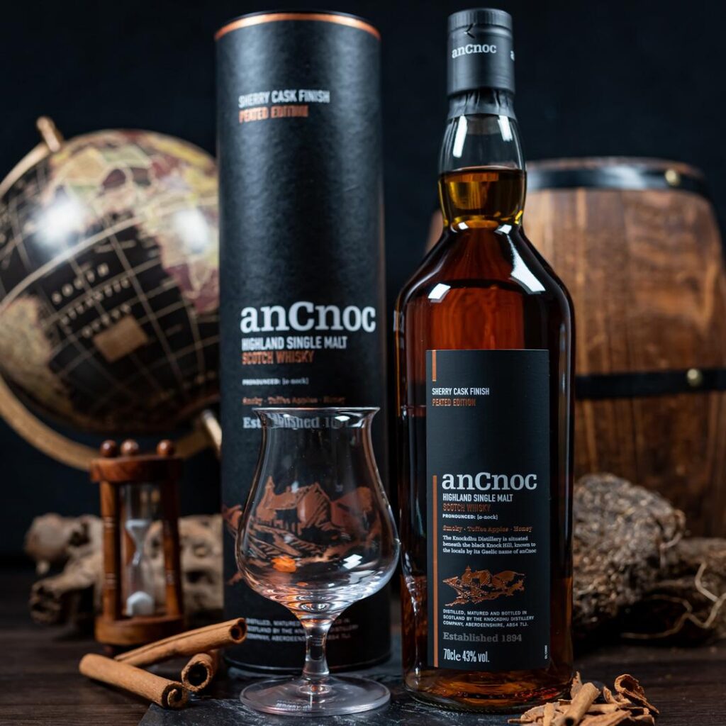 AncNoc Sherry cask finish – Peated Edition 700ml | Whiskypedia