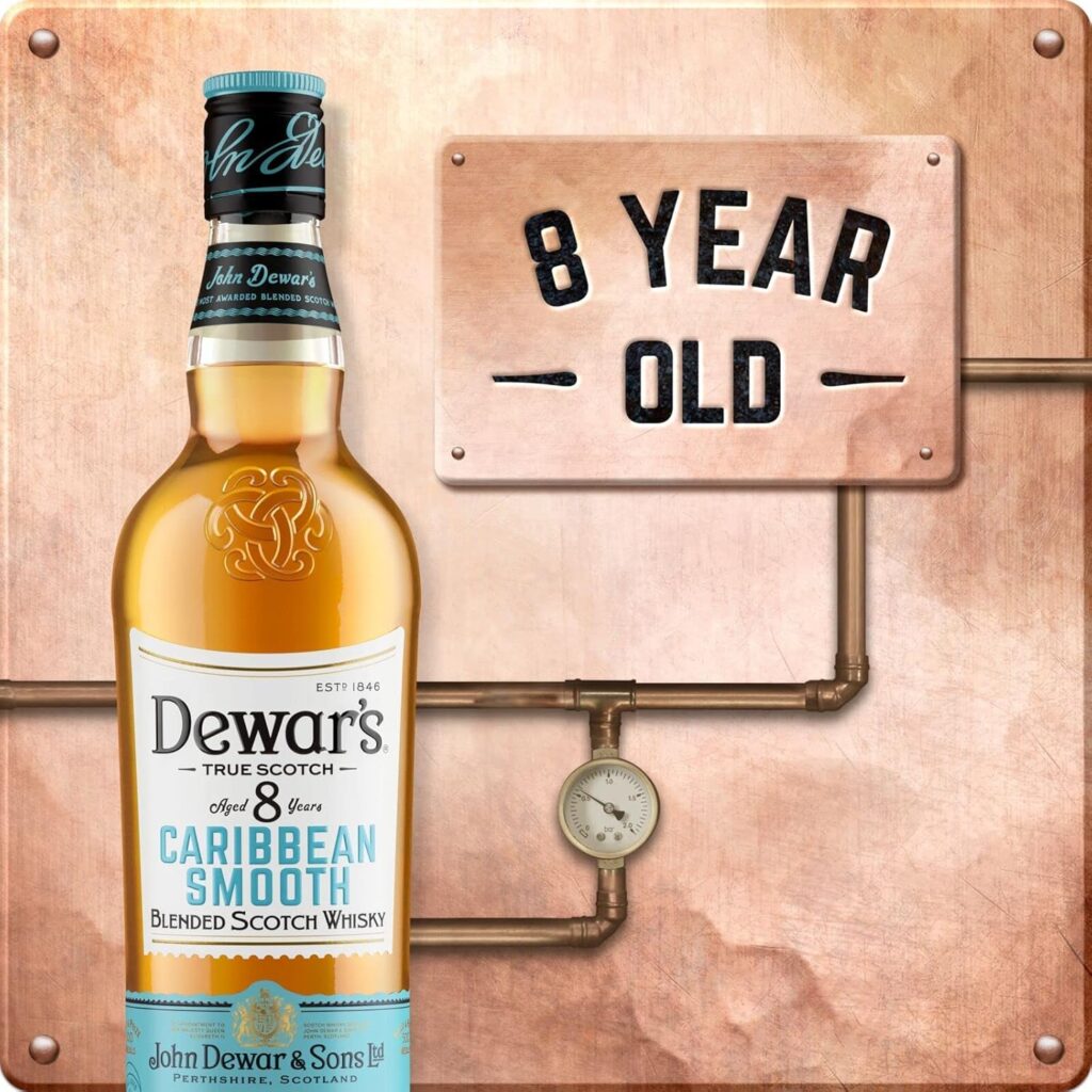 Dewars 8 años Caribbean Smooth 750ml | Whiskypedia