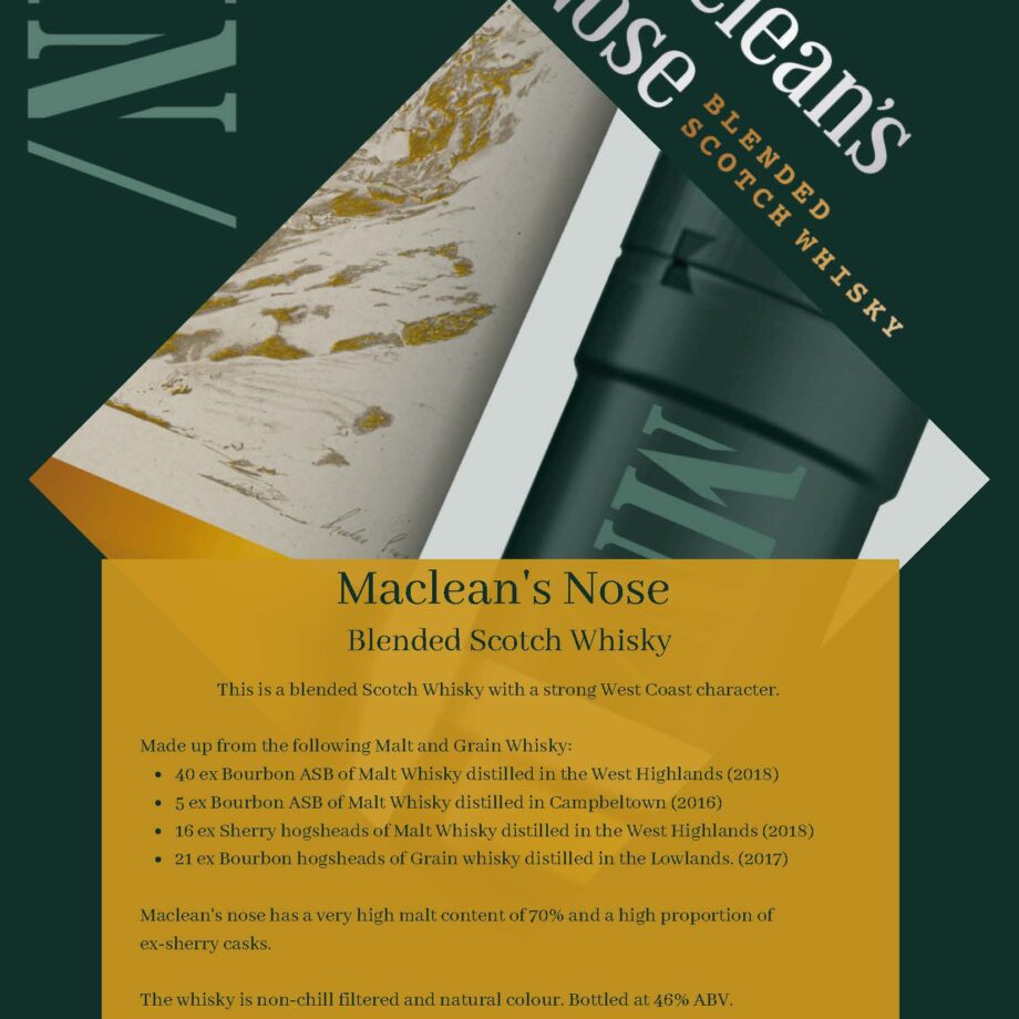 Maclean’s Nose Blended Scotch 700ml | Whiskypedia