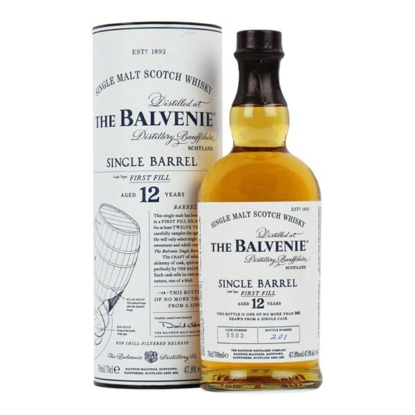 The Balvenie Single Barrel First Fill 12 años 700ml | Whiskypedia