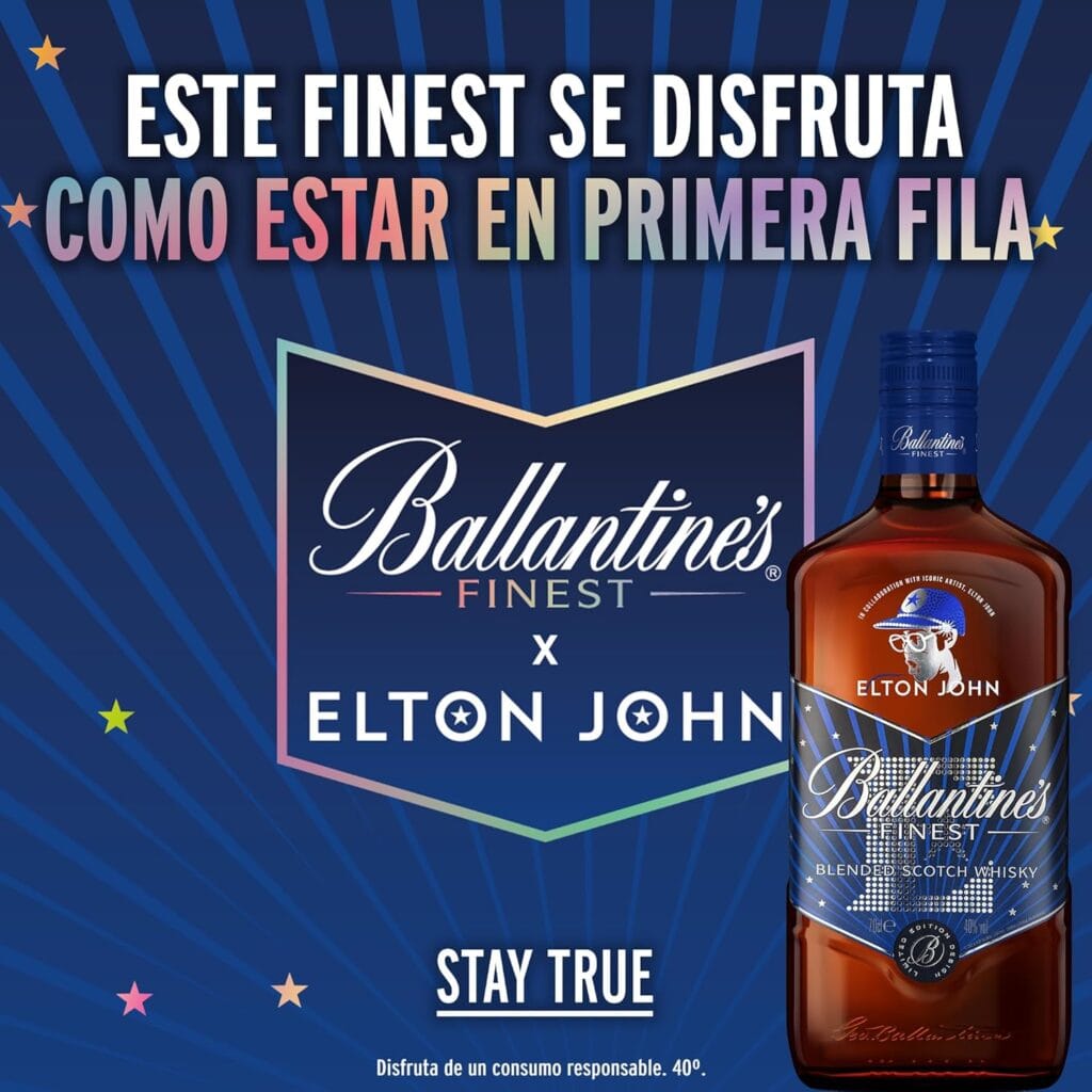 Ballantines Finest Edicion Limitada Elton John 1000ML | Whiskypedia