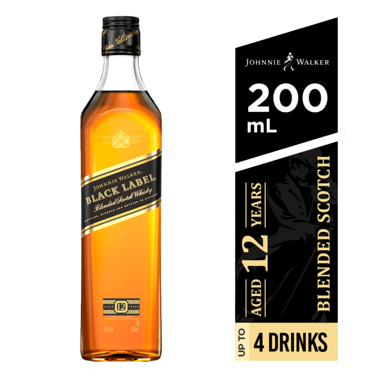 Johnnie Walker Black Label 200ml | Whiskypedia