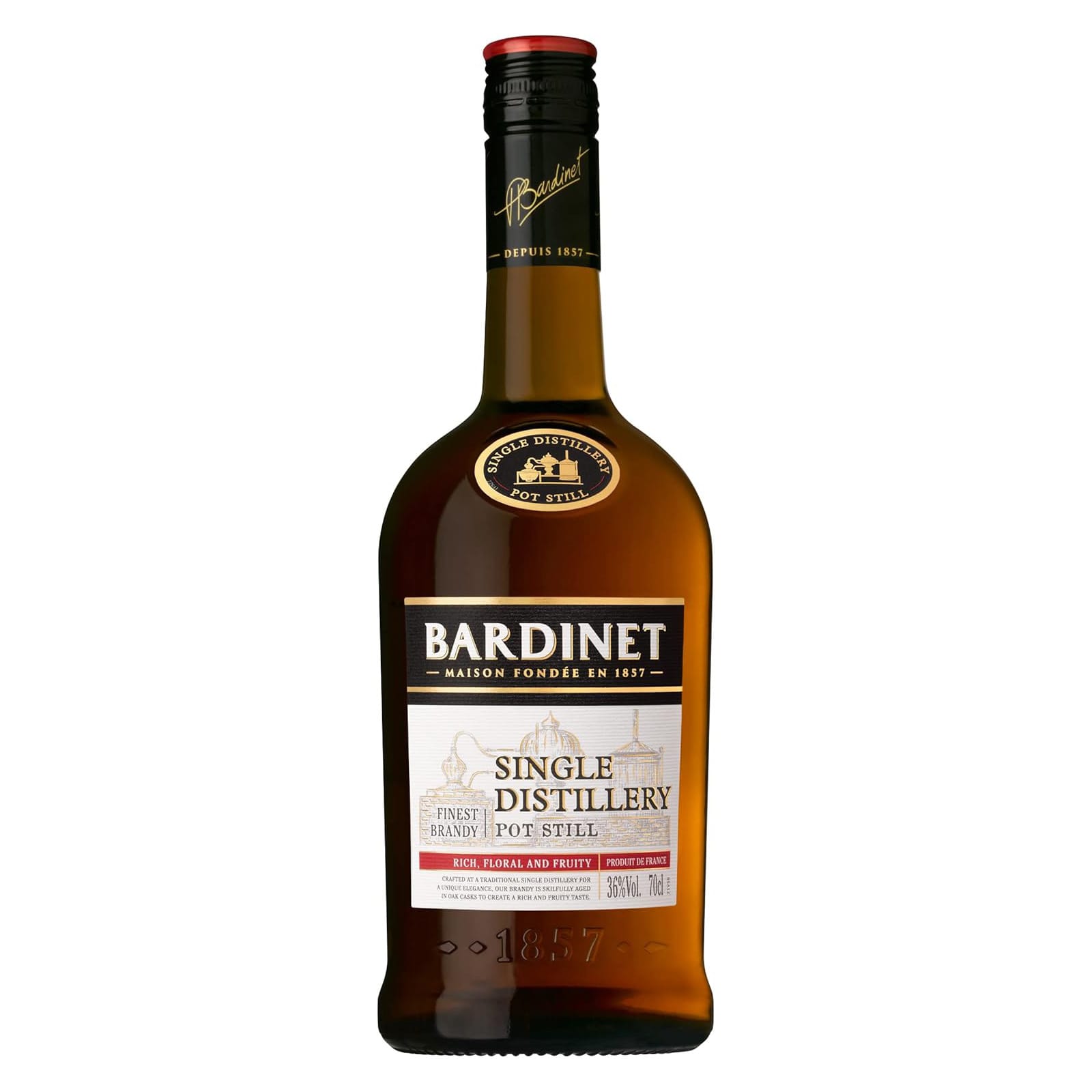 Brandy Bardinet Single Distillery 700ml | Whiskypedia