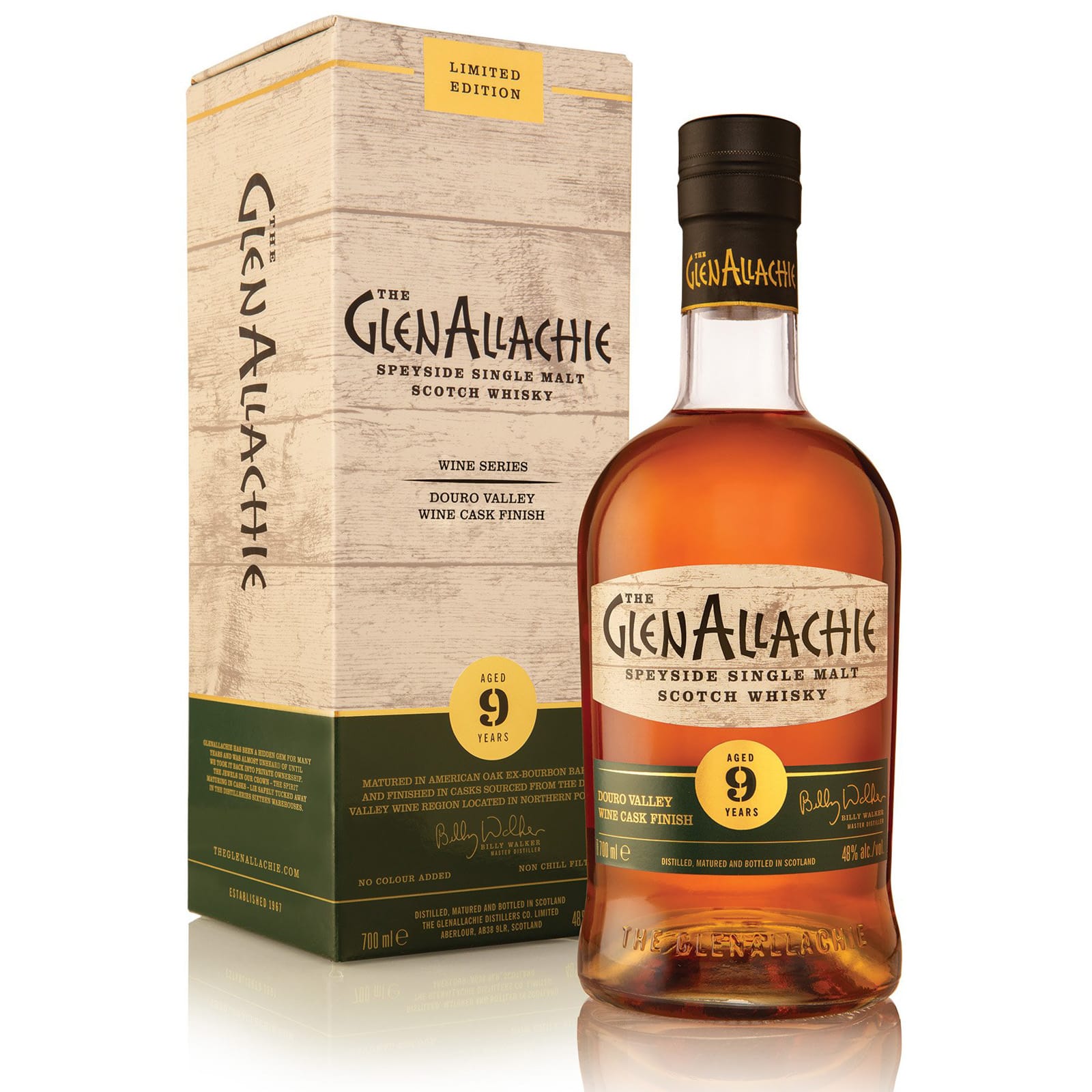 The Glenallachie 9 años Douro Valley Wine Cask Finish 700ml | Whiskypedia